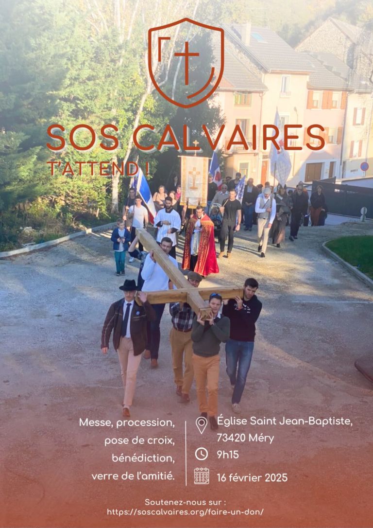 Procession et implantation d'une croix à Méry Hameau du Revers ...